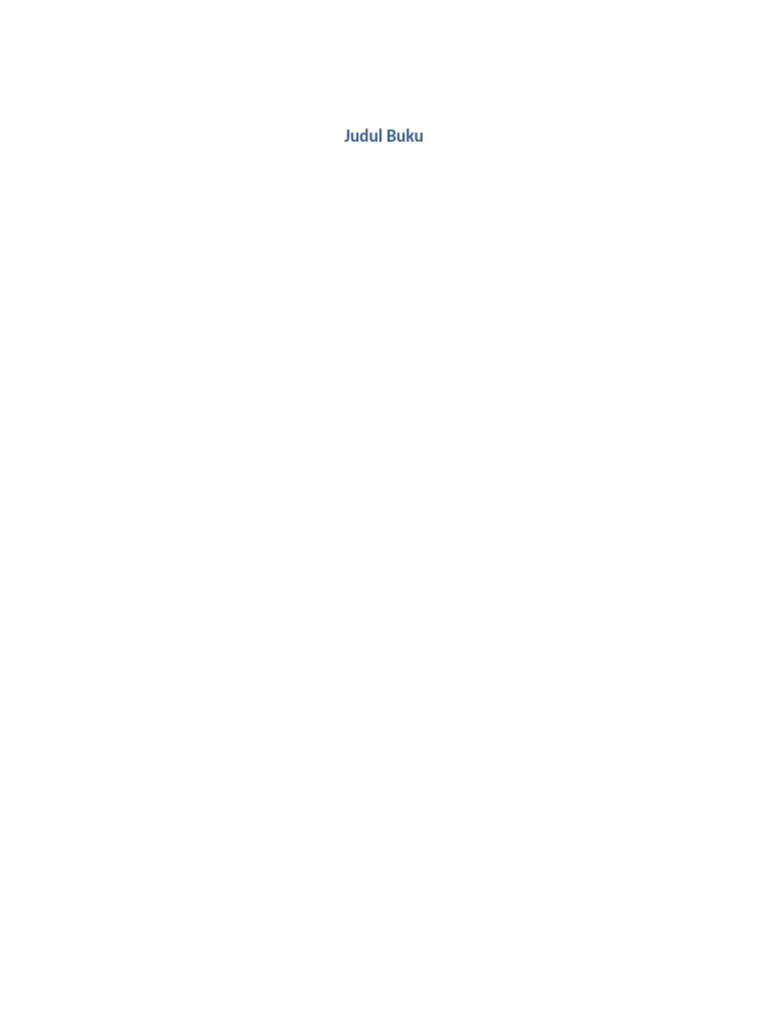 Template Buku-1 | PDF