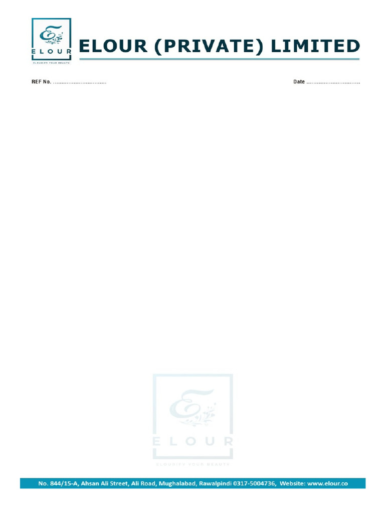 Elour Letterhead | PDF