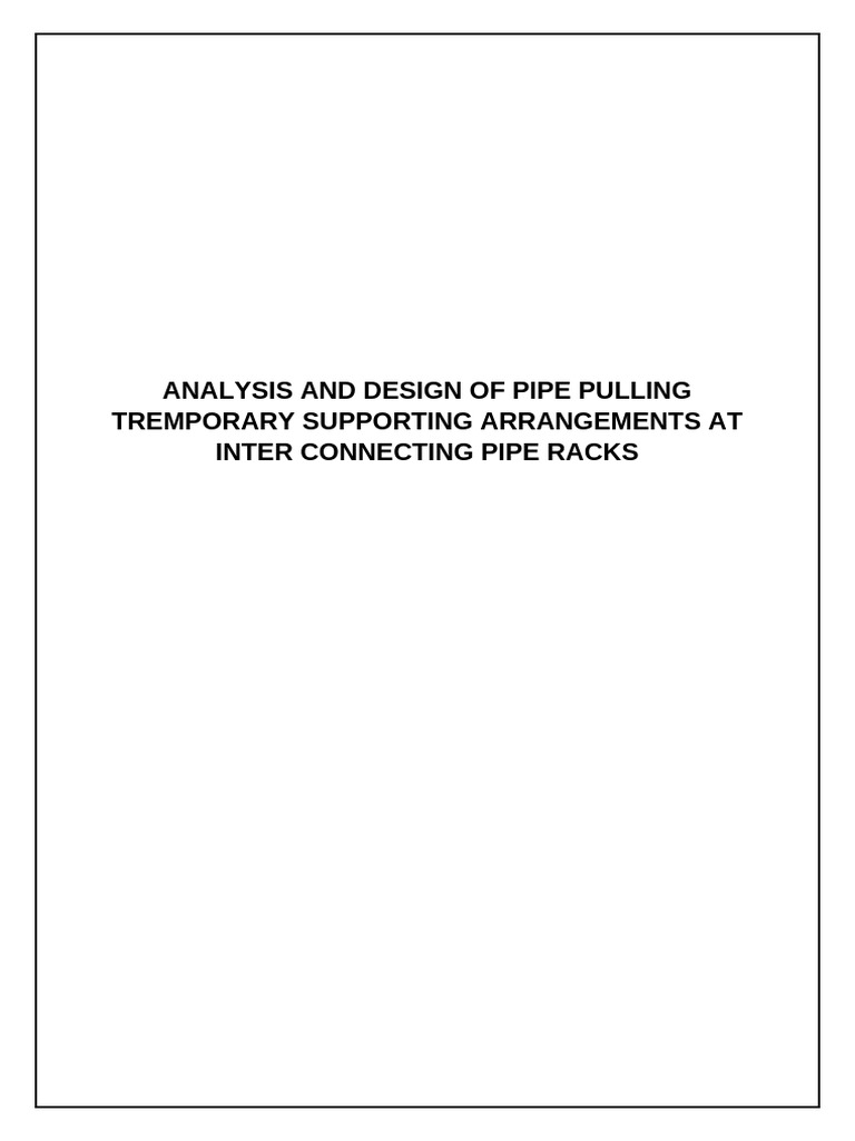 Pipe Pulling Calculation Under Tunnel | PDF