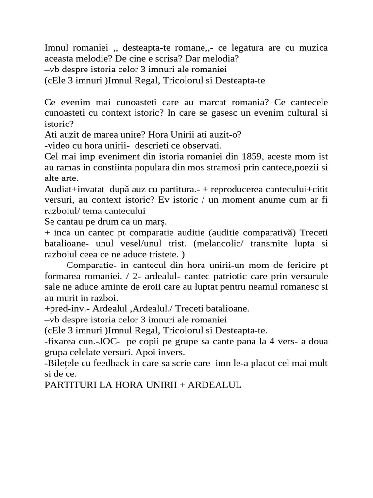 Proiect Lectie - Elemente De... | PDF