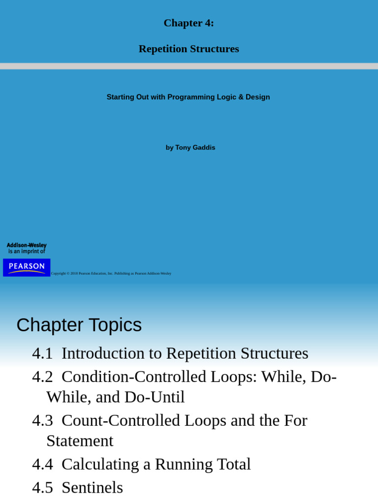 Week4-Repetition Structures | PDF