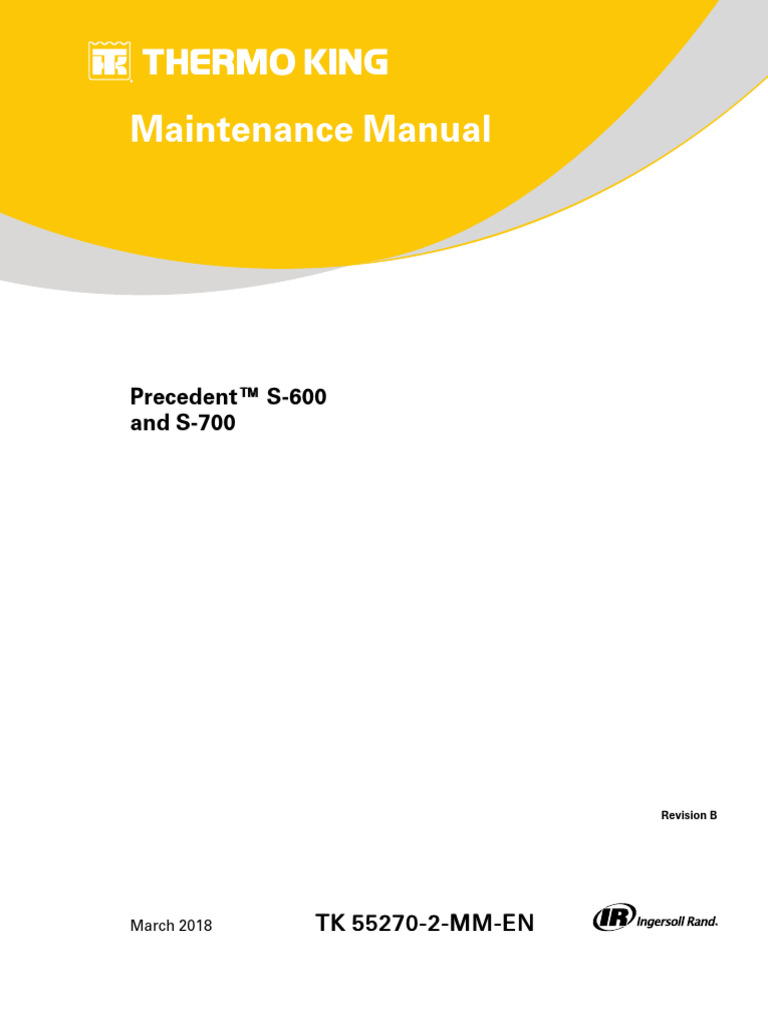 Precedent S-600 and S-700 - TK 55270-2 - Maintenance Manual - Revision ...