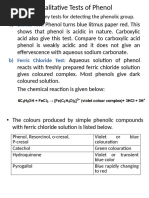 Qualitative Test For Phenol | PDF | Solubility | Acid