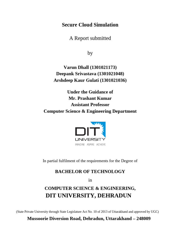 Btech Project Report Part1 | PDF