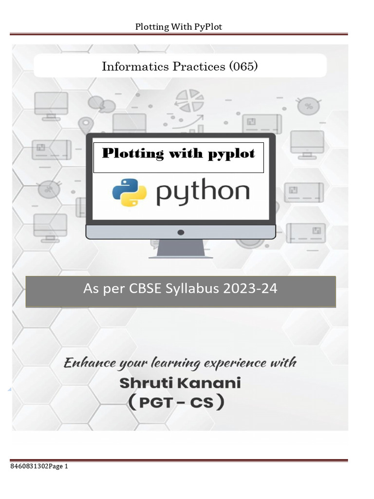 Ch 3 Plotting With Pyplot Pdf