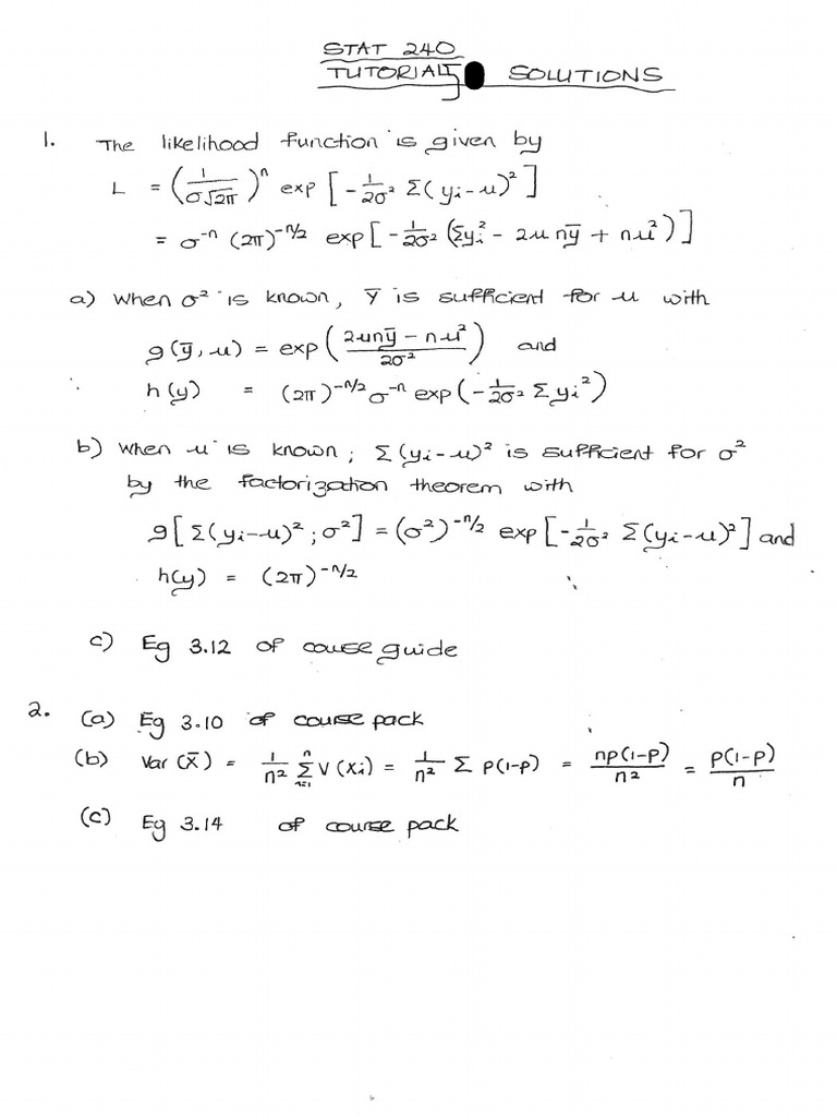 Tut 5 Solutions... | PDF
