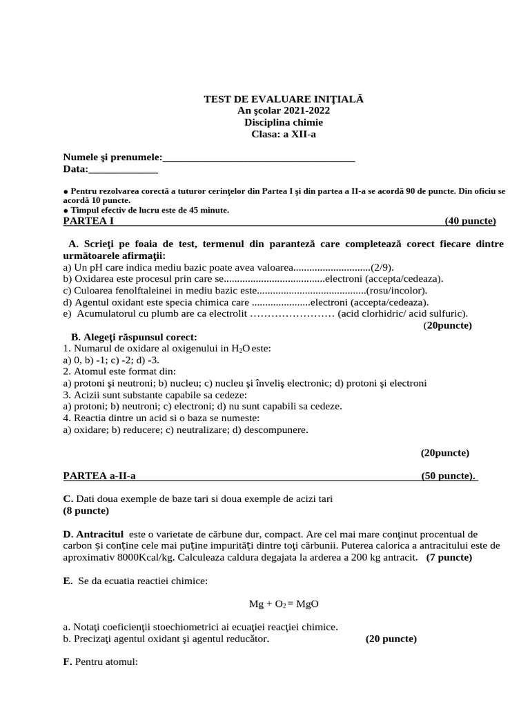 Xii Test Initial | PDF