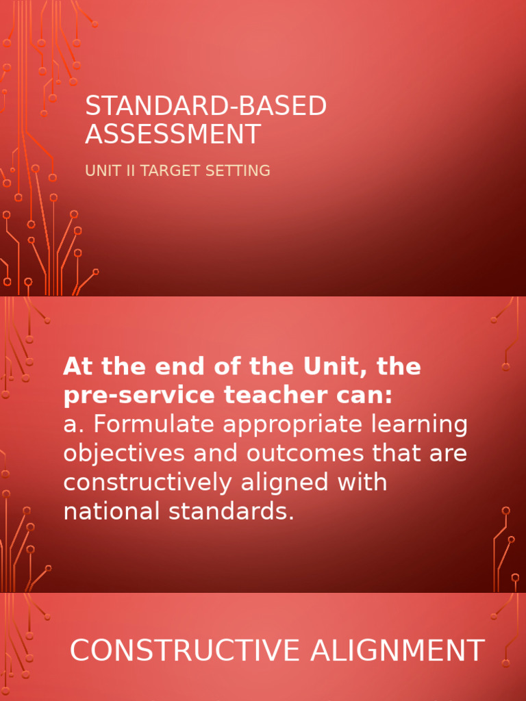 Standard Based Assessment | PDF