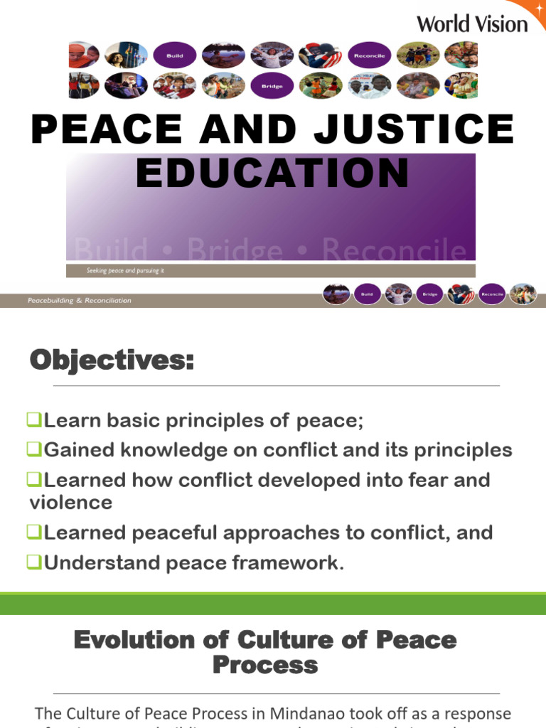 Peace Education 1 | PDF