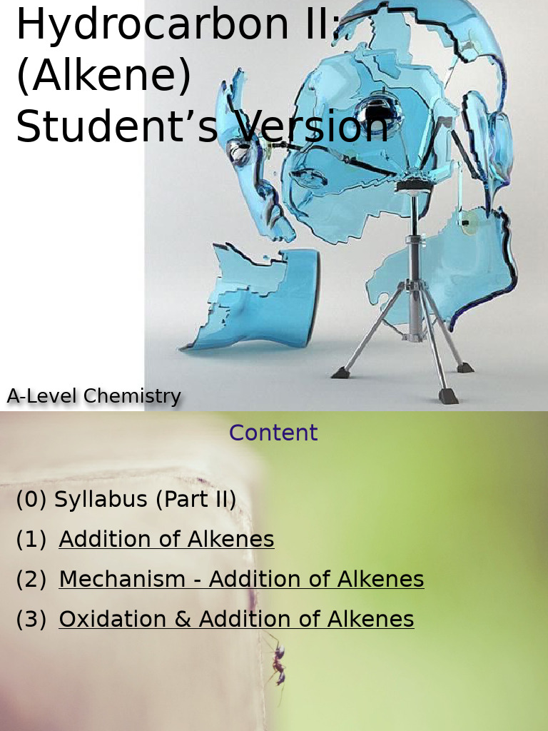 As - Note - HDCB 2 (Alkene) - Studt | PDF