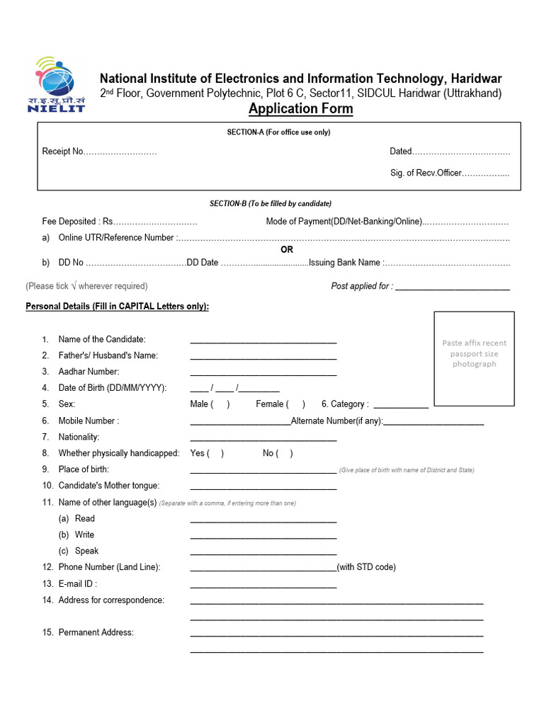 185 Applicationform | PDF
