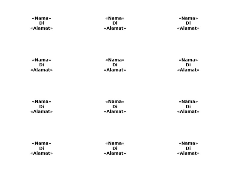 Template Label 103 T&J | PDF