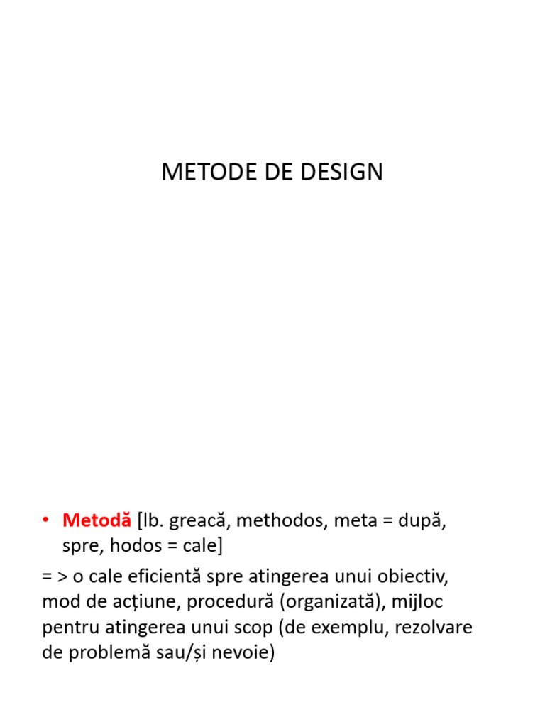 0 Metode in Design | PDF