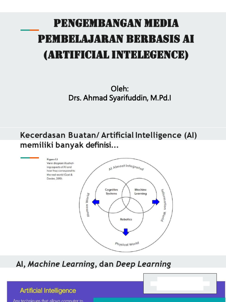 Pengembangan Media Pembelajaran Berbasis AI (Artificial Intelegence) | PDF