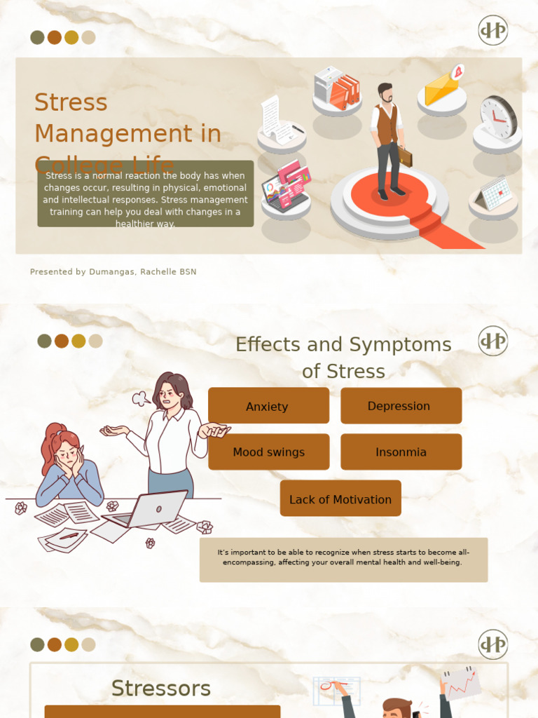 Stress Management in College Life | PDF