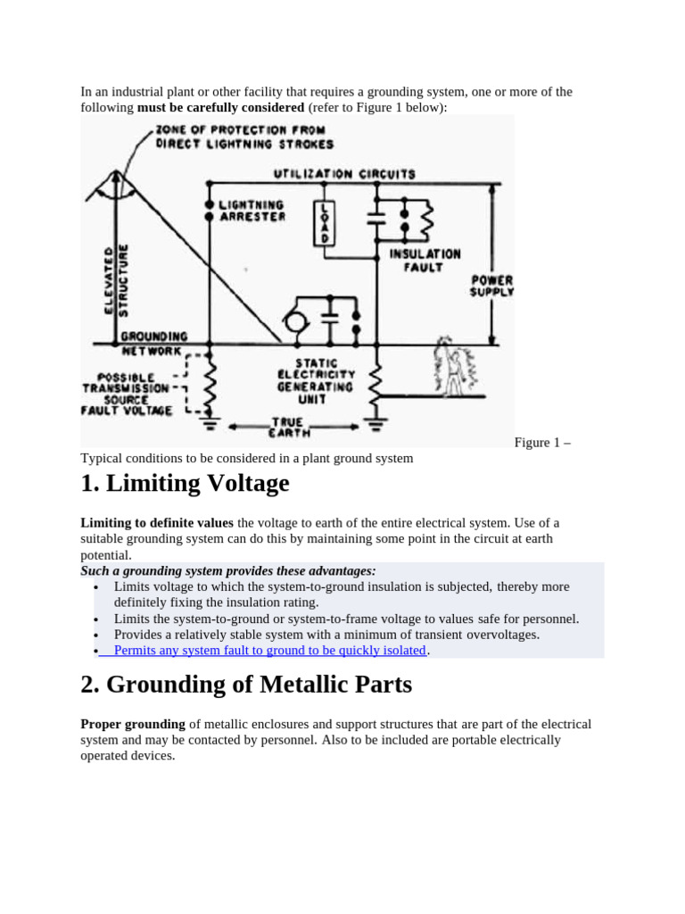6 Factors Influencing Requirements for Good Grounding System | PDF