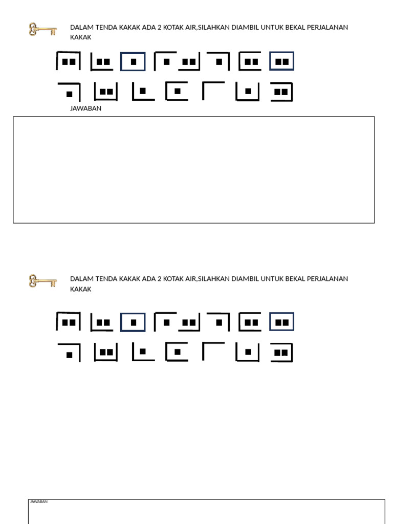 Dalam Tenda Kakak Ada 2 Kotak Air | PDF