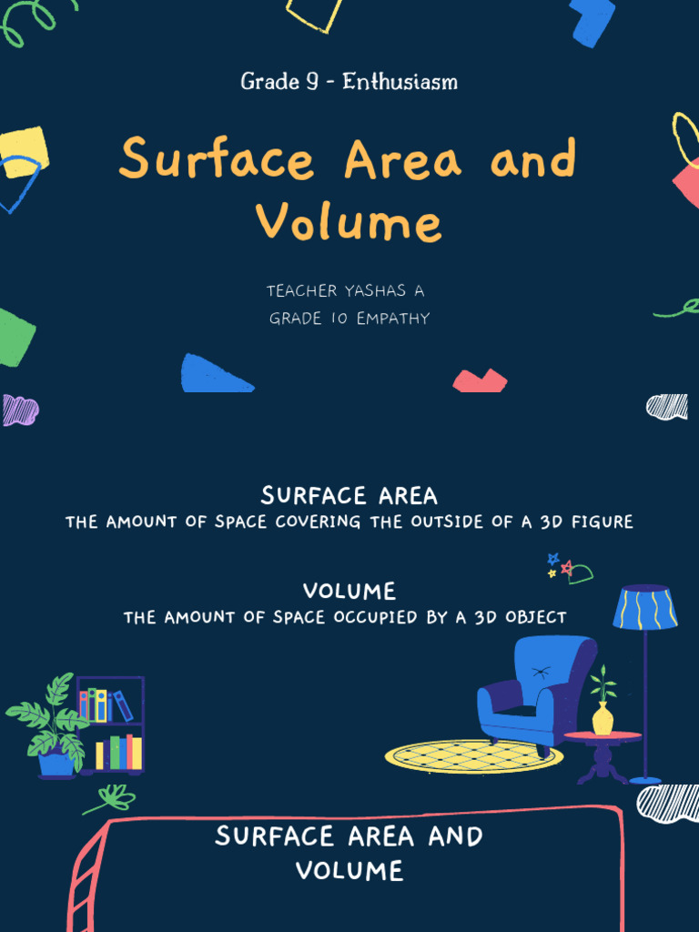 Surface Area and Volume | PDF
