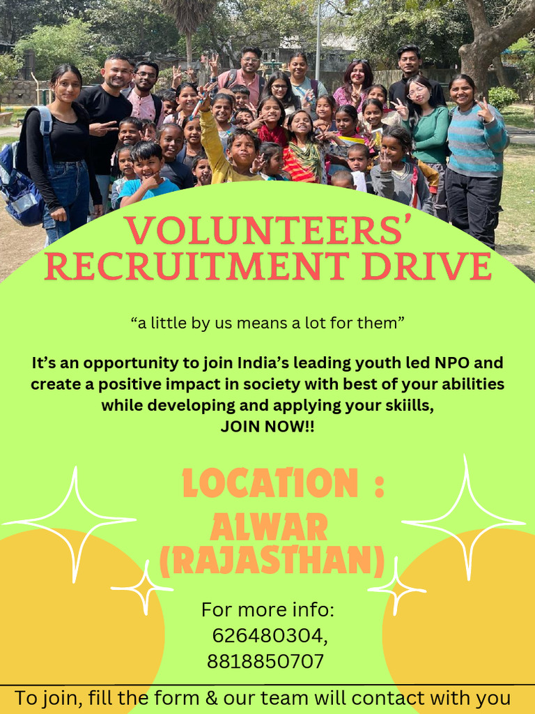 Recruitment Drive Poster 3 | PDF