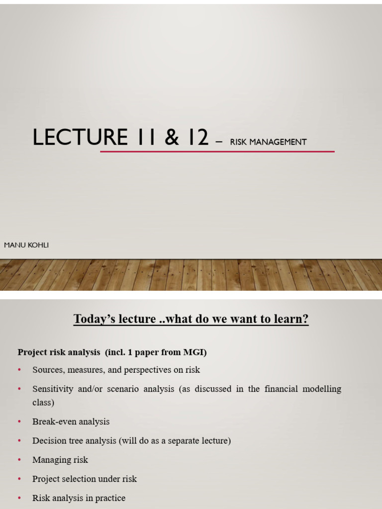 Lecture 11 & 12 | PDF Lecture 11 & 12 | PDF