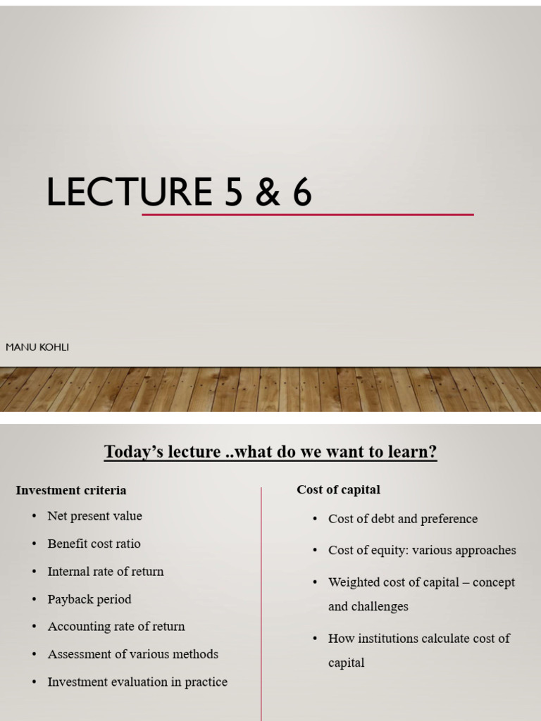 Lect 5 & 6 | PDF