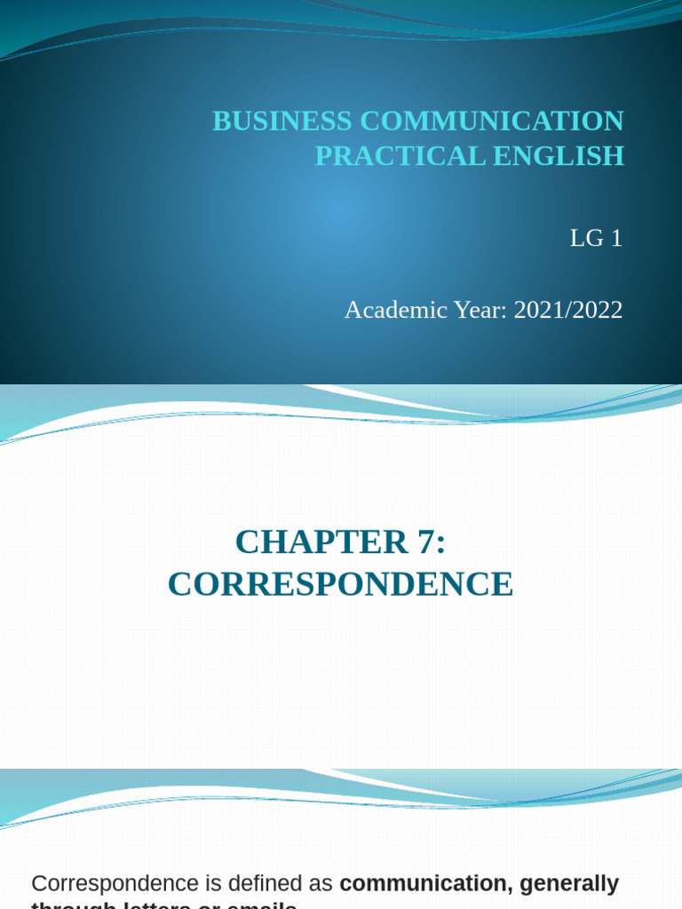 Correspondence | PDF