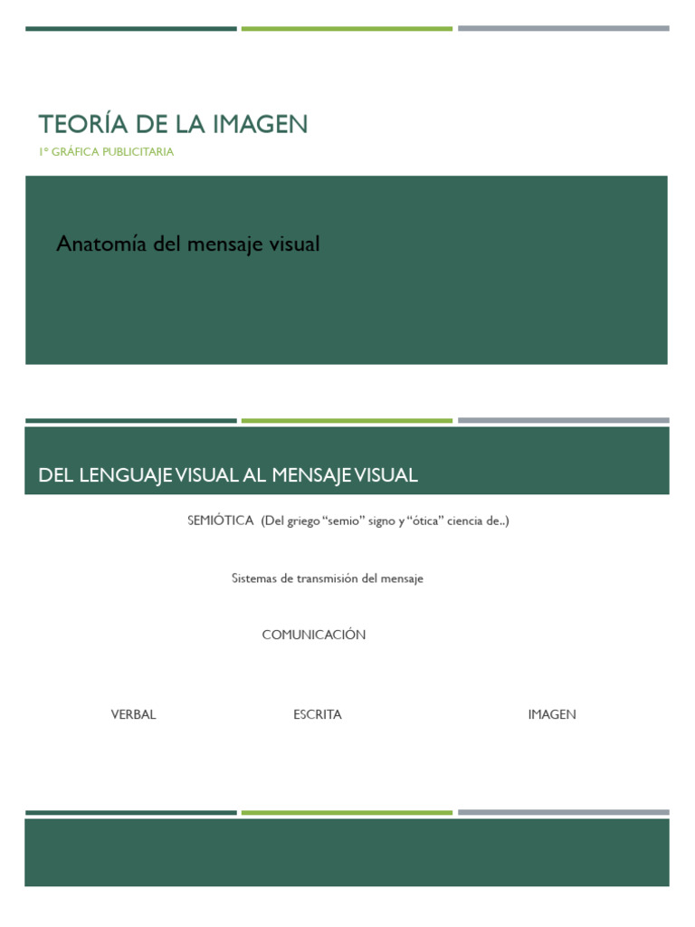 Anatomia Del Mensaje Visual | PDF
