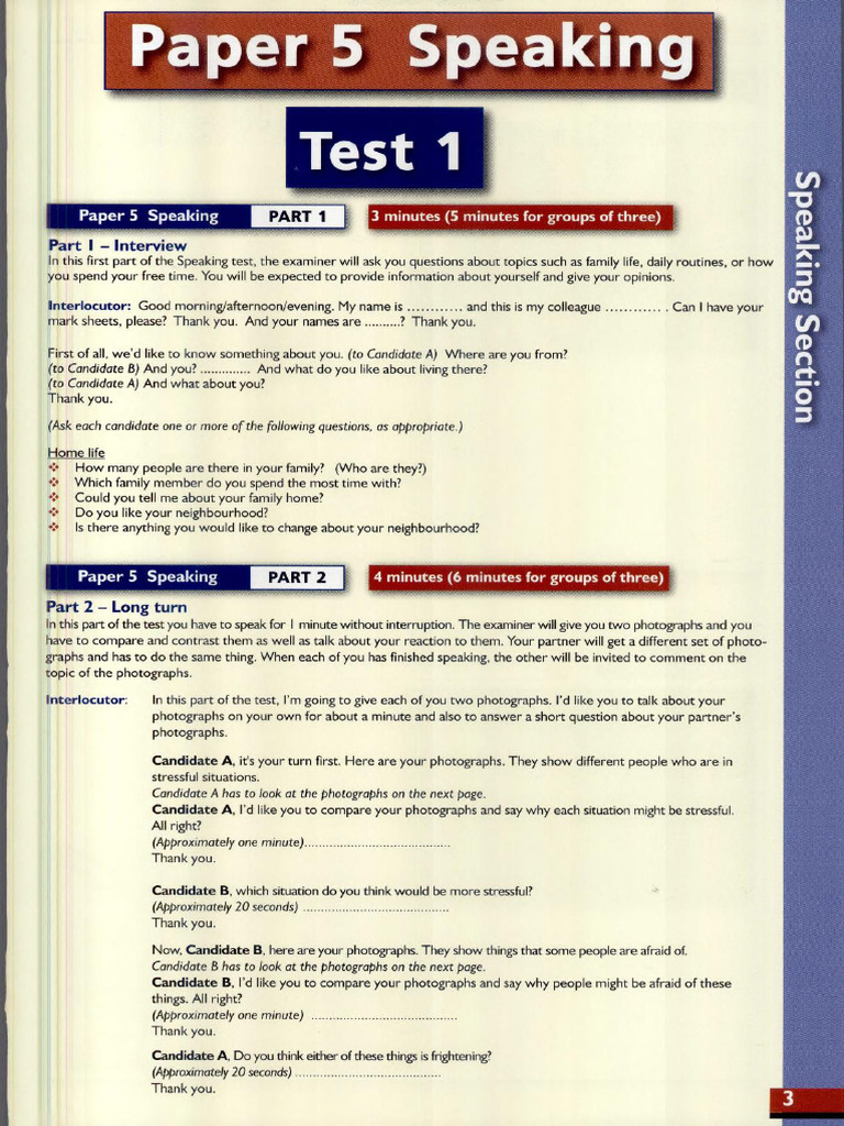 Fce Speaking Pdf