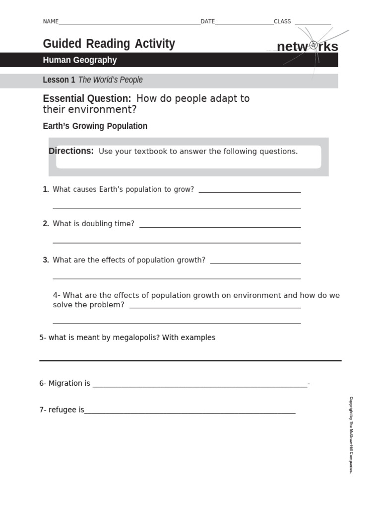 Grade 7 CH 3 Lesson 1 HW Social | PDF