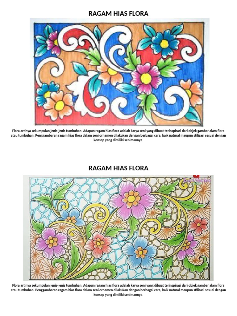 Ragam Hias Flora | PDF