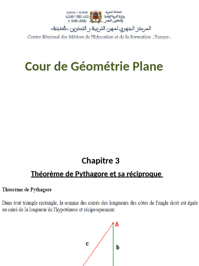 Chapitre 3 Géométrie | PDF
