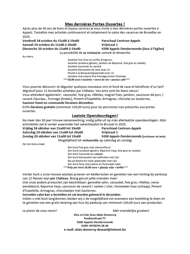 Opendeurdagen 2024 | PDF