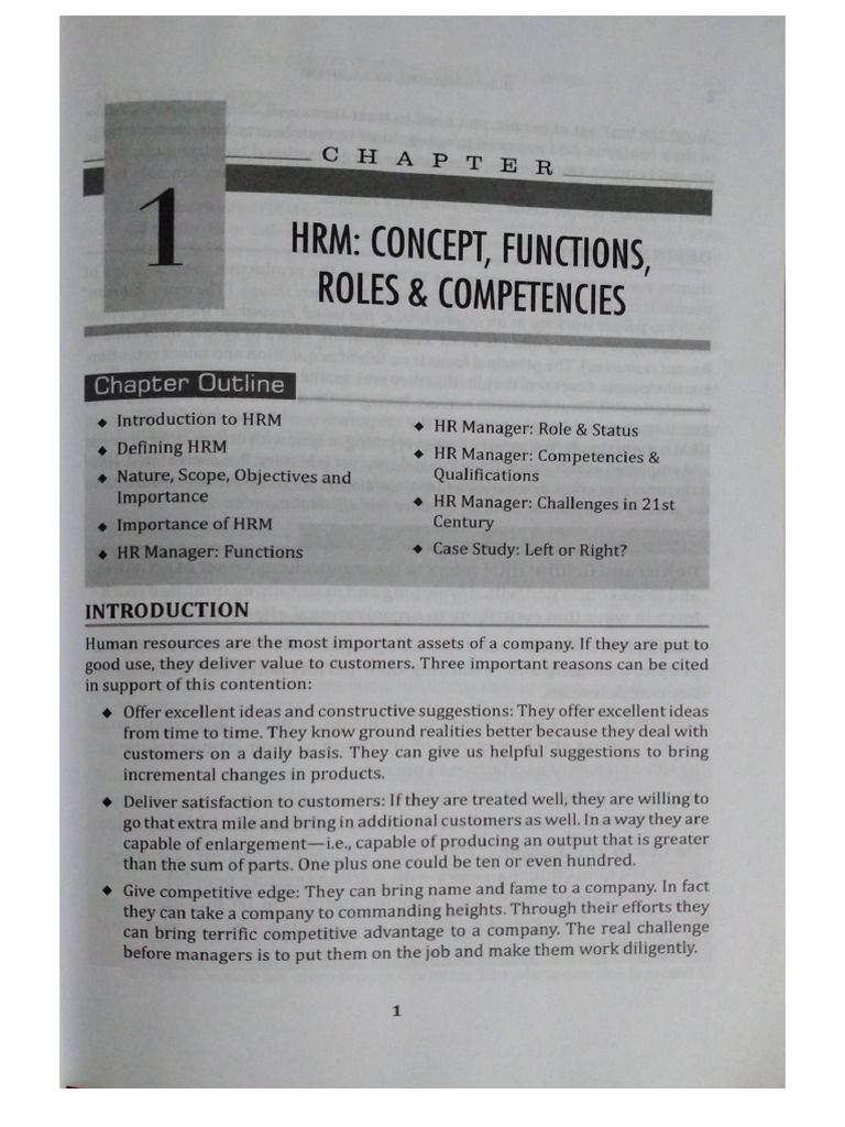 HRM Chapter 1 To 10 | PDF