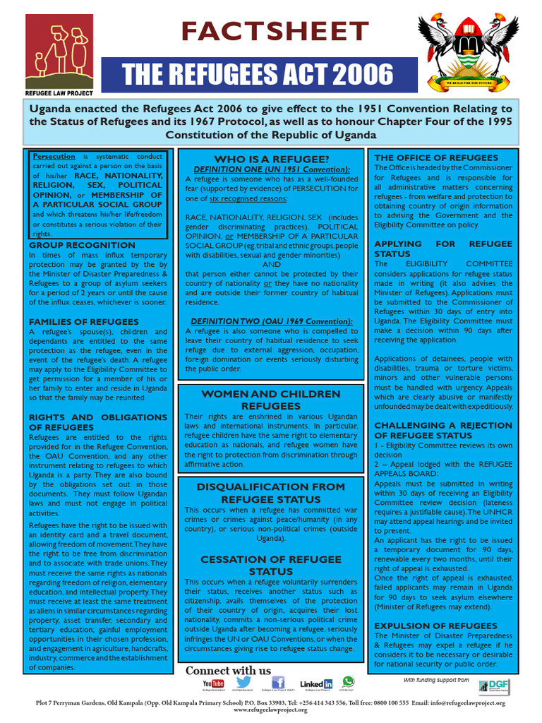 Refugee Act Factsheet | PDF