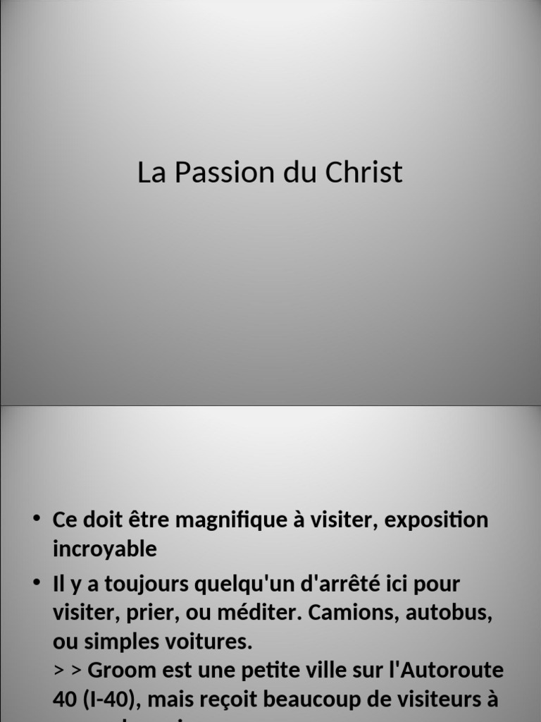La Passion Du Christ1 4 | PDF
