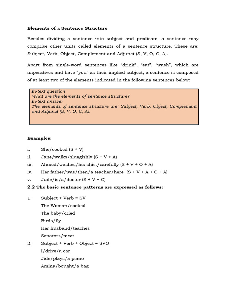 Week Two Lecture Material. | PDF