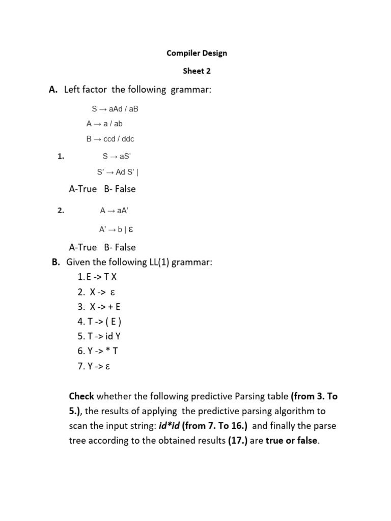 Sheet 2 | PDF