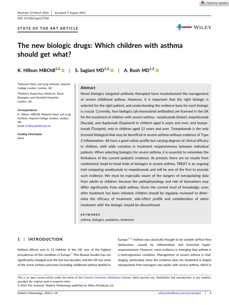 The New Biologic Drugs 2024 | PDF