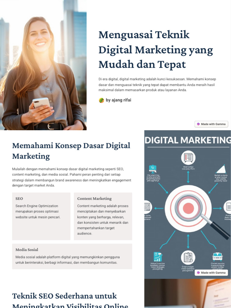 Teknik Digital Marketing Efektif | PDF | Bisnis