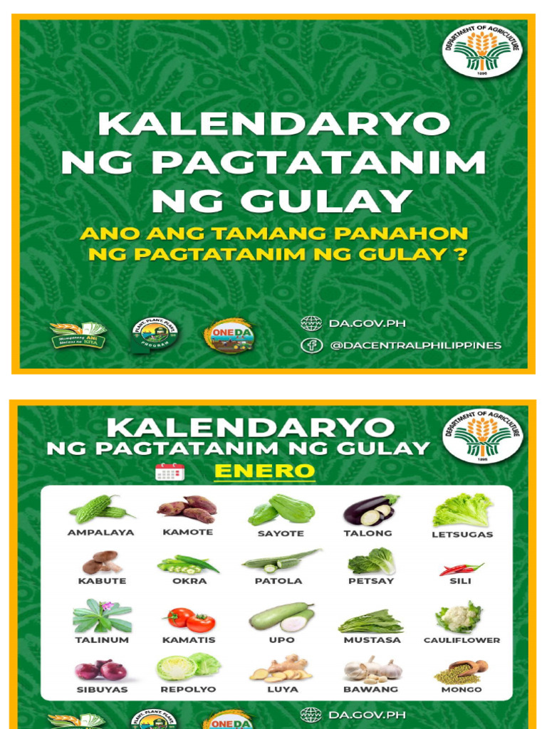 Kalendaryo NG Pagtatanim | PDF