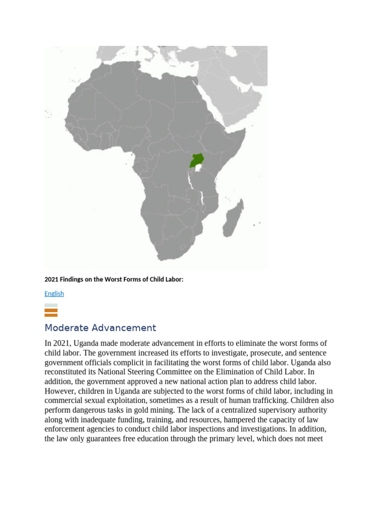 Child Labor Report | PDF