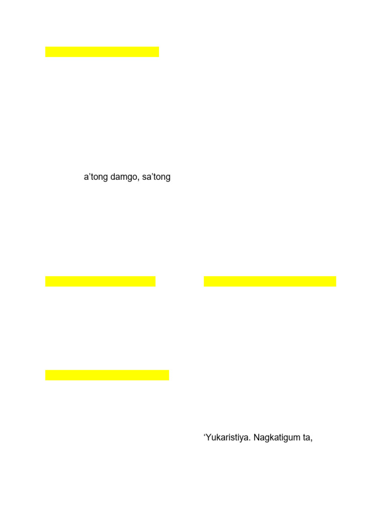 Uban Sa Atong Patron | PDF