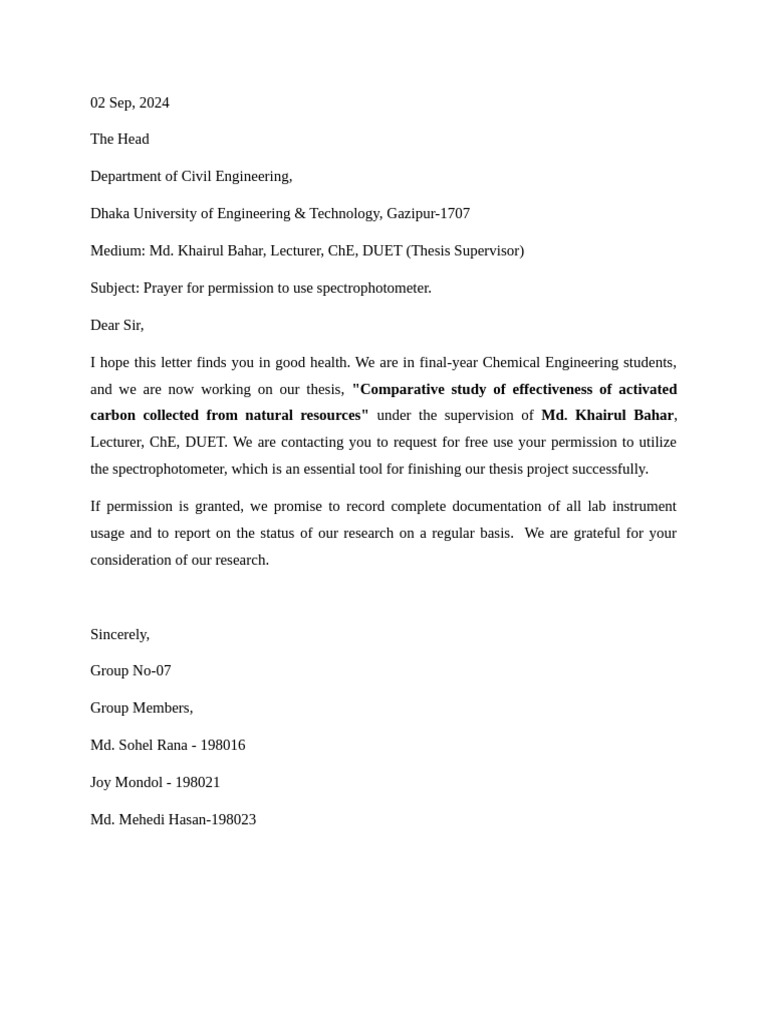 Application Lab Permission | PDF