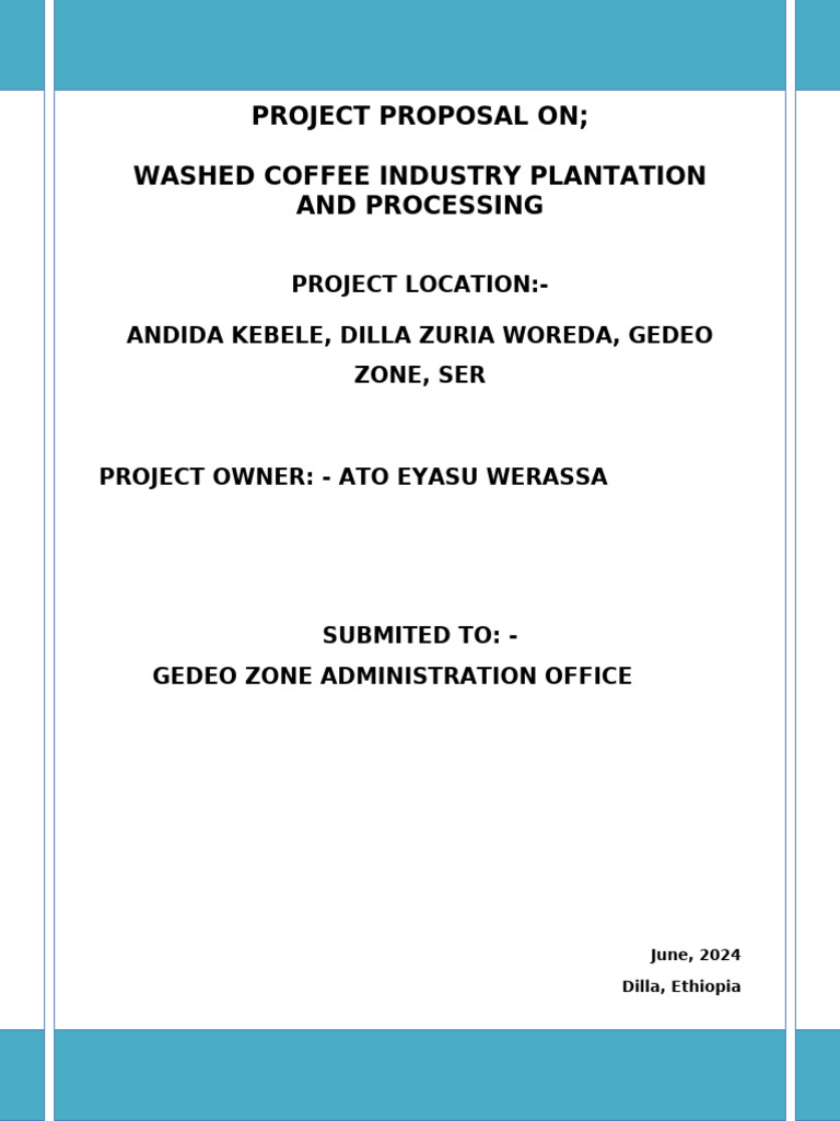 Project Proposal (Eyasu Werasa) | PDF