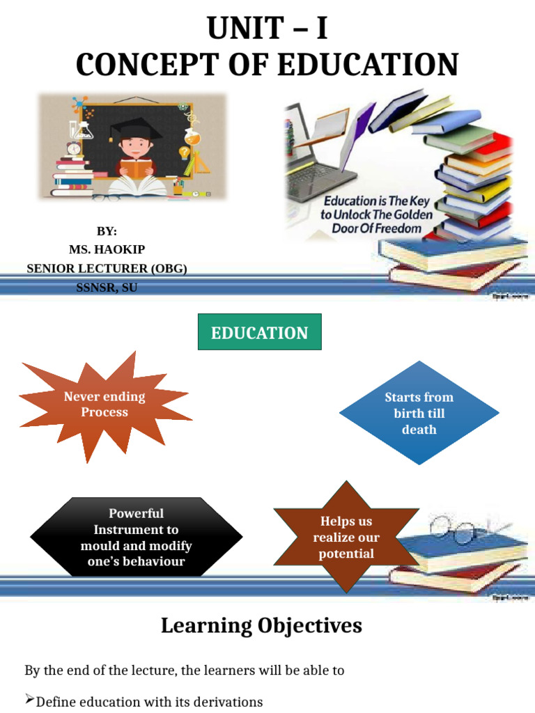 UNIT - I (Concept of Education) | PDF