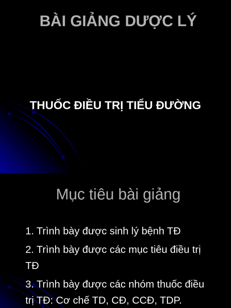 Thuoc Dieu Tri Tieu Duong | PDF