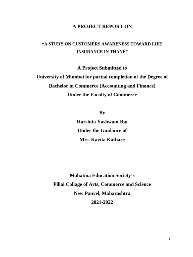 Black Book Project | PDF