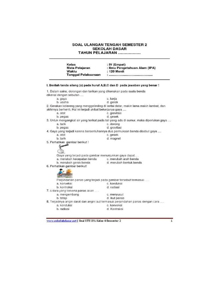 Soal Ipa Kls 4 | PDF
