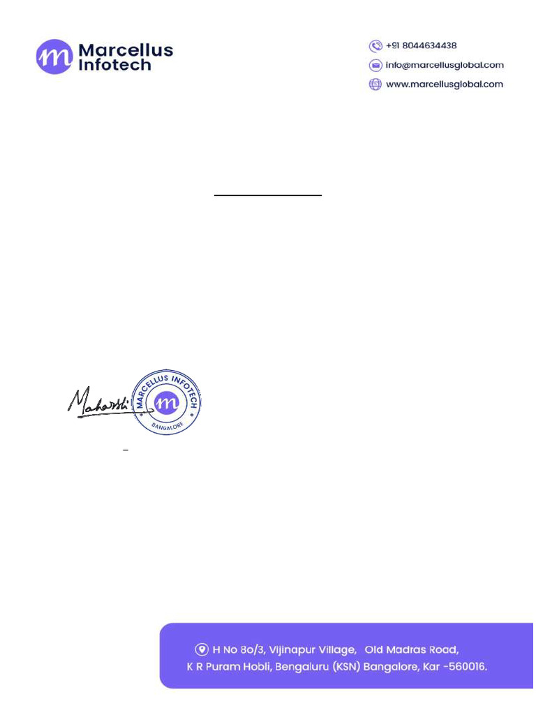 Relieving Letter | PDF