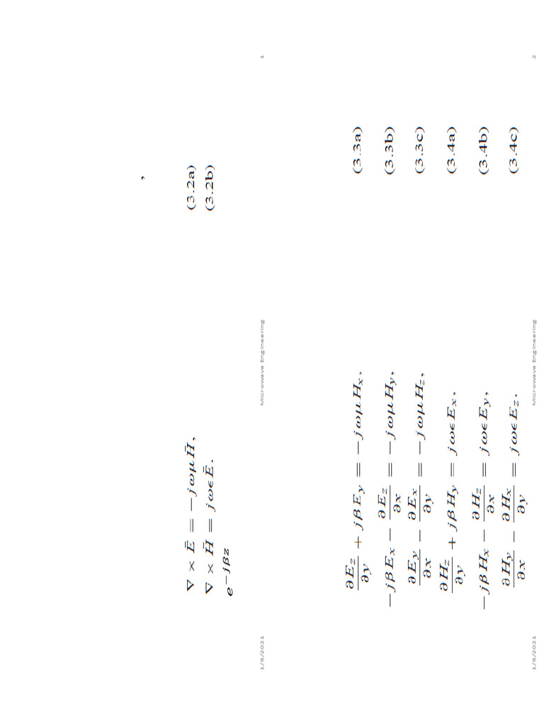 Chapter 3 TL Waveguide Coaxial Strip Microstrip Lines | PDF